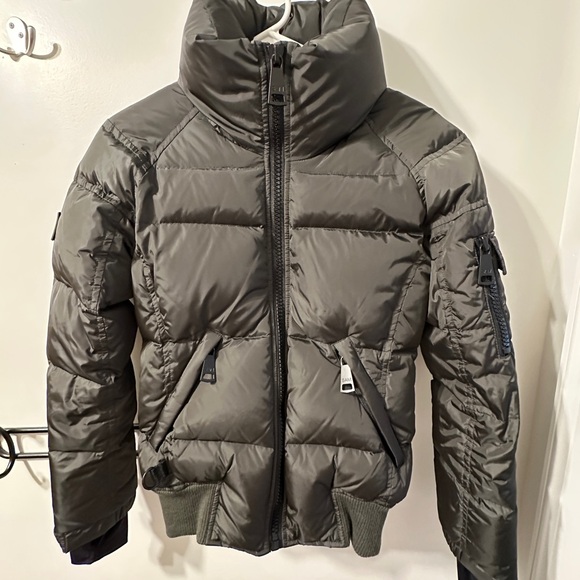 SAM. | Jackets & Coats | Sam Freestyle Bomber Puffer Jacket Xs Gray ...